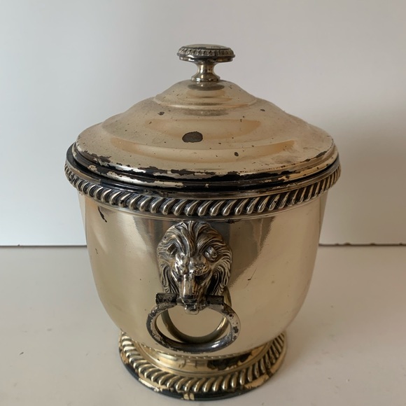 Unique Vintage | Dining | Vintage Elegant Heavy Patina Silver Plate Ice ...